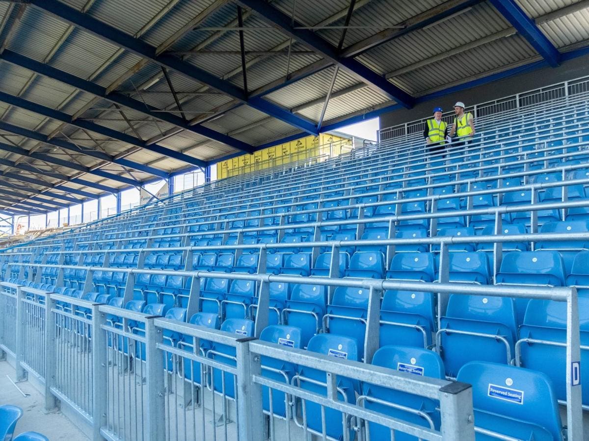 Expert Safe Standing Installations | Stadium Solutions